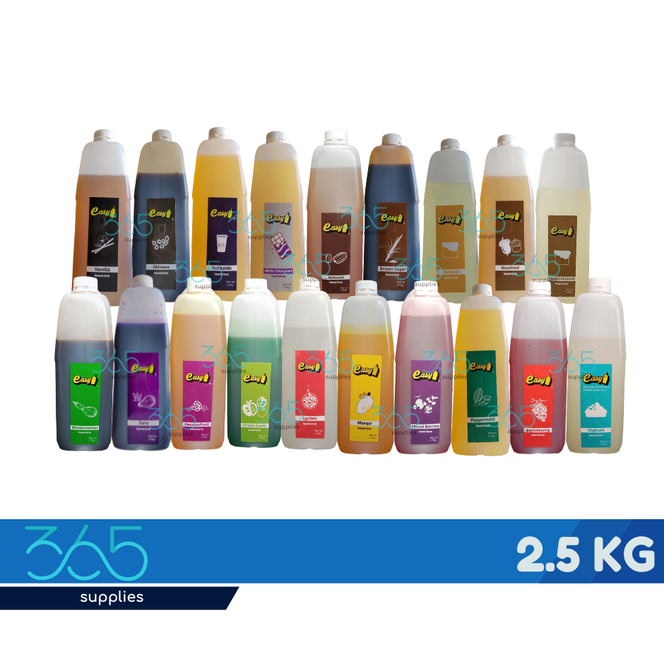 EASY BRAND - Flavored Syrups 2.5kg - Perfect for Beverages and Sweet ...
