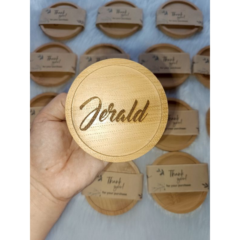 Personalized Mug coaster with engraved | Shopee Philippines