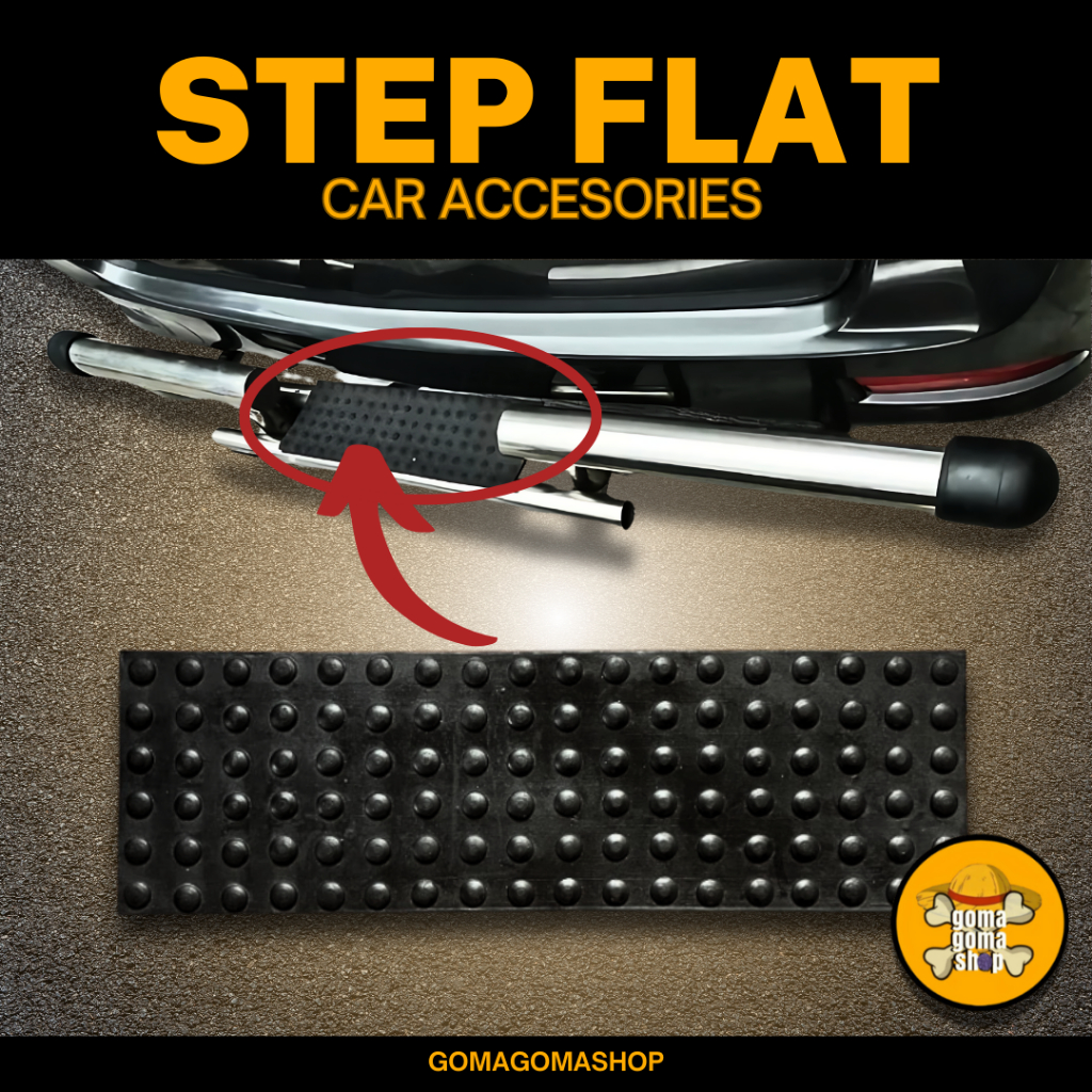 Rubber Step Flat⭐4inches width by 15inches length⭐5inches by 16 inches ...