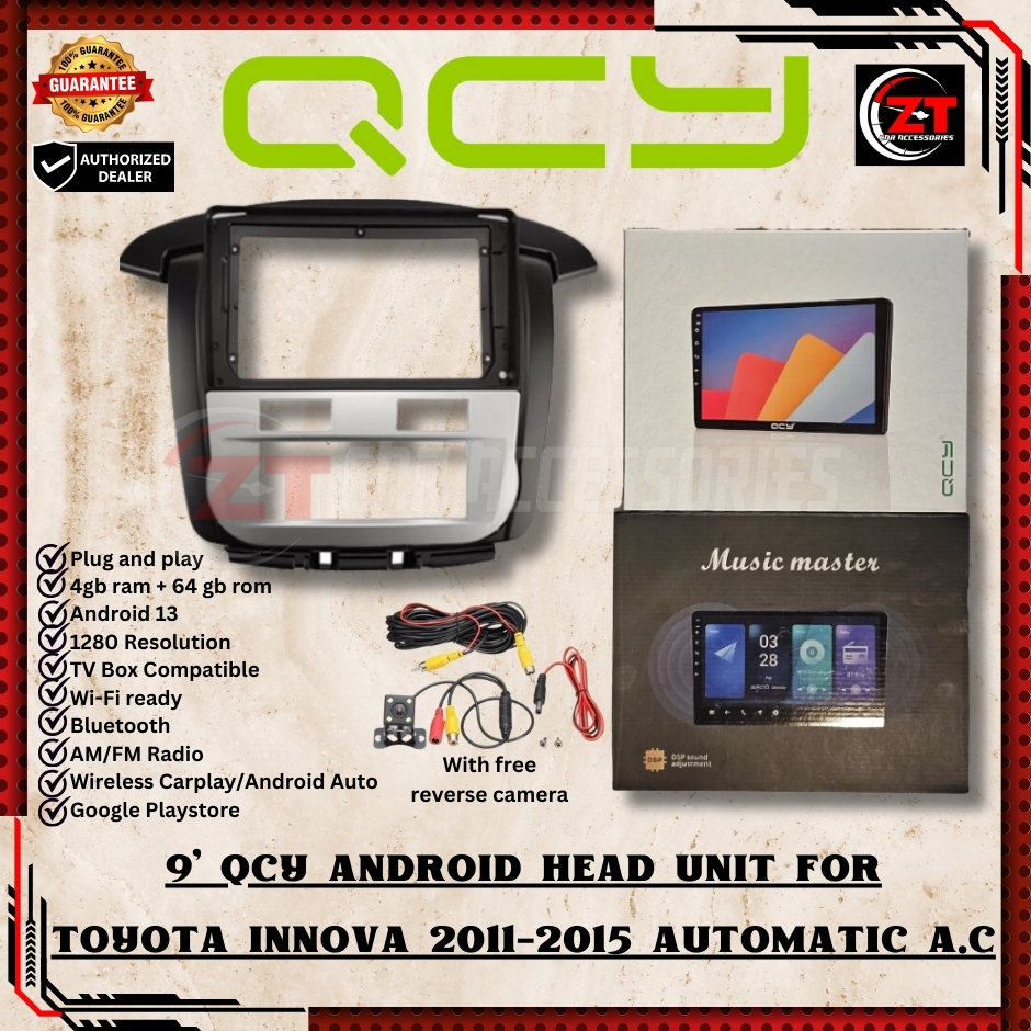 TOYOTA INNOVA ANDROID HEAD UNIT AUTOMATIC AC CONTROL | Shopee Philippines
