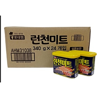 LOTTE Ok Luncheon Meat 340gX24 PER BOX | Shopee Philippines
