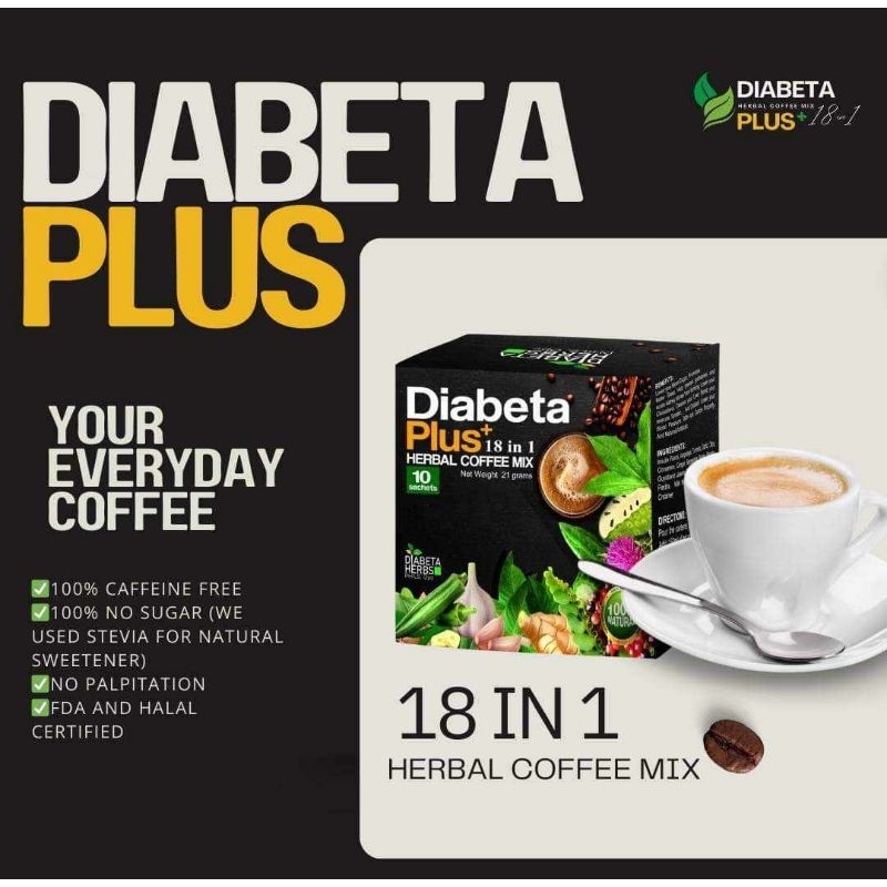 **DIABETA HERBS PLUS 18in1 DIABETA HERBAL COFFEE | Limited Time Offer ...