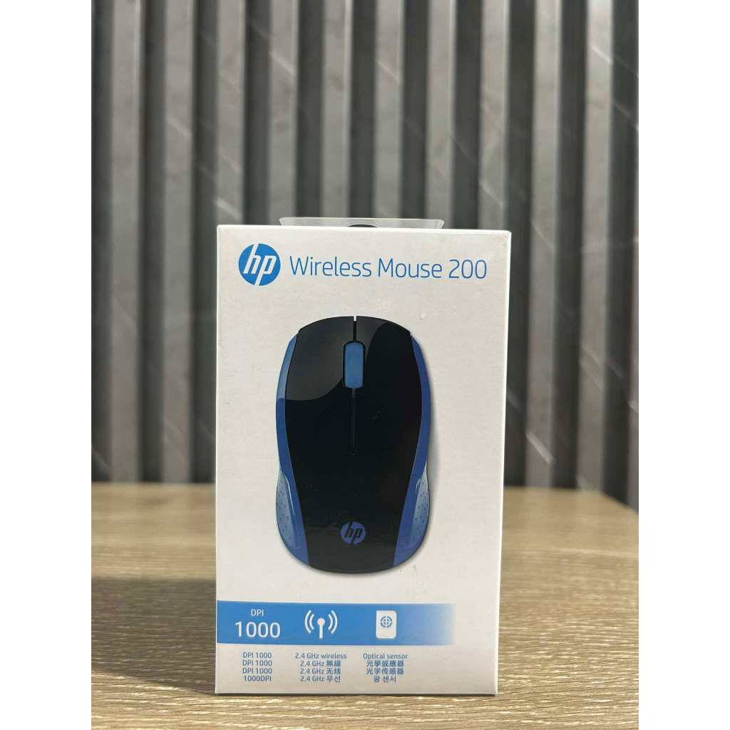 HP Wireless Mouse 200 (Blue-Black Color) | Shopee Philippines