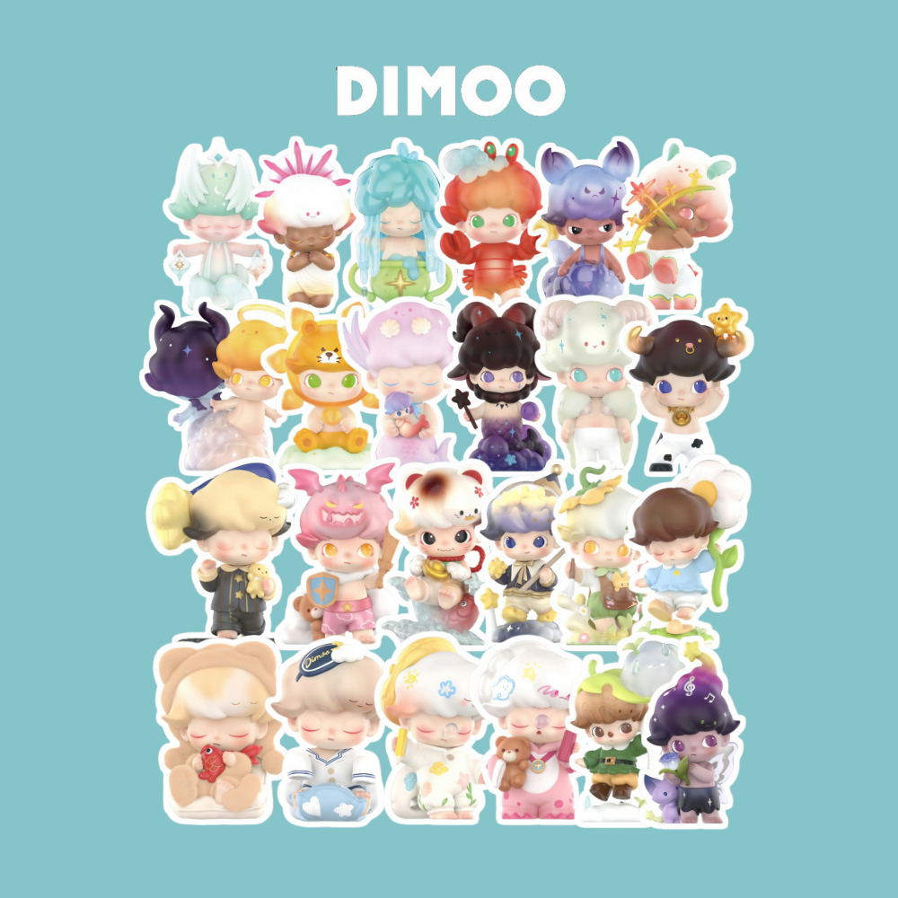 Dimoo Stickers | Laminated Waterproof Vinyl Stickers | Shopee Philippines