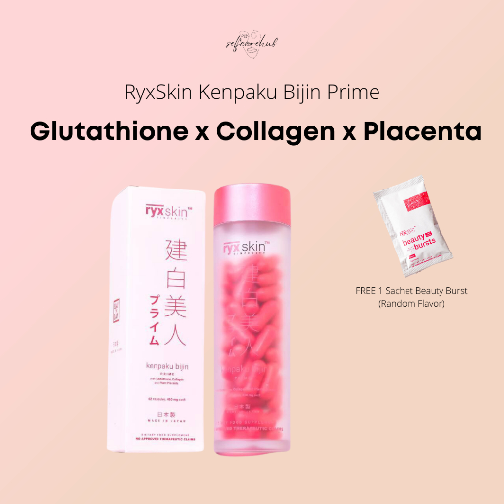 [RyxSkin] ONHAND FREE 1 RANDOM SACHET BEAUTY BURST KENPAKU BIJIN PRIME ...