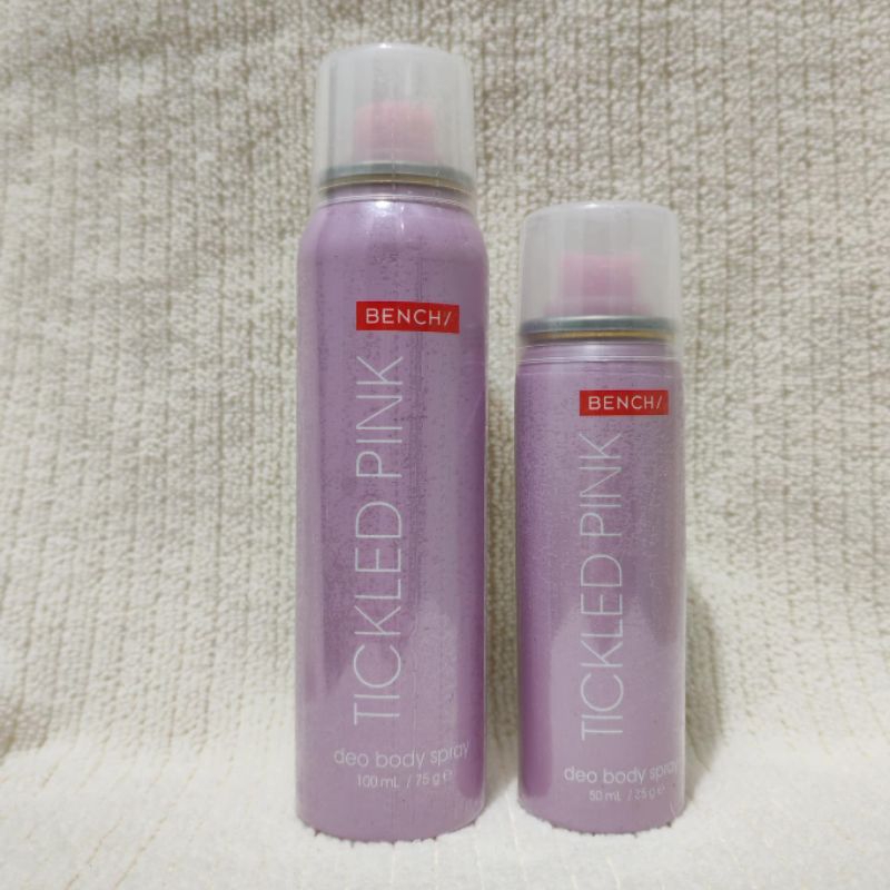 BENCH TICKLED PINK BODY SPRAY 100ML & 50ML | Shopee Philippines