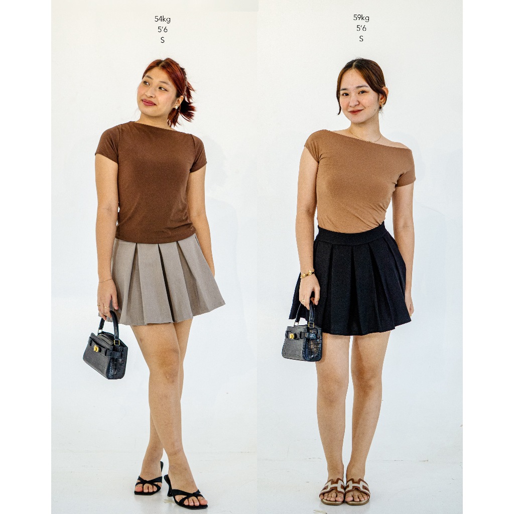 ALISON BEL: Dorothy Skort Plain | Shopee Philippines