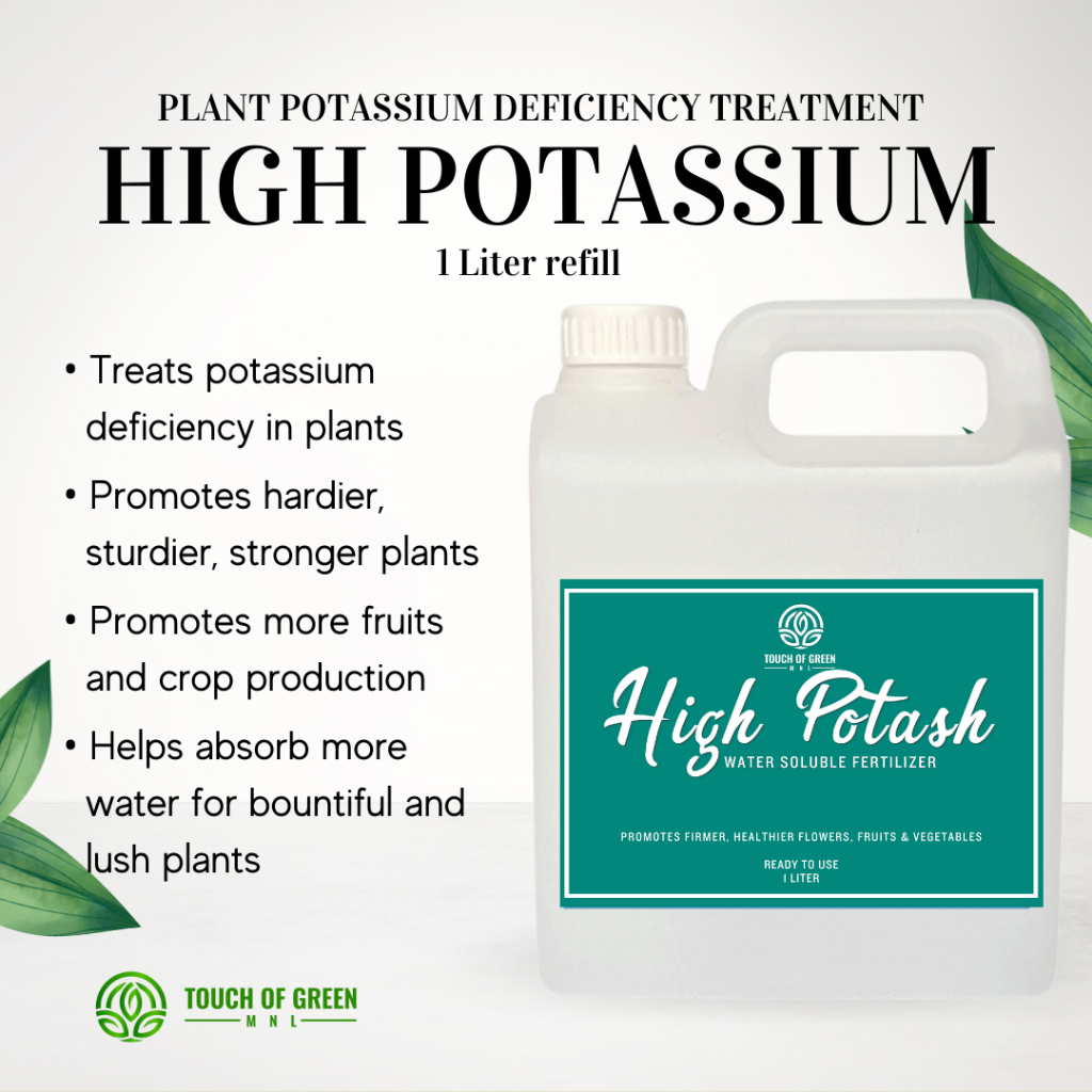 HIGH POTASH PLANT SUPPLEMENT 1 Liter - Potassium deficiency treatment ...