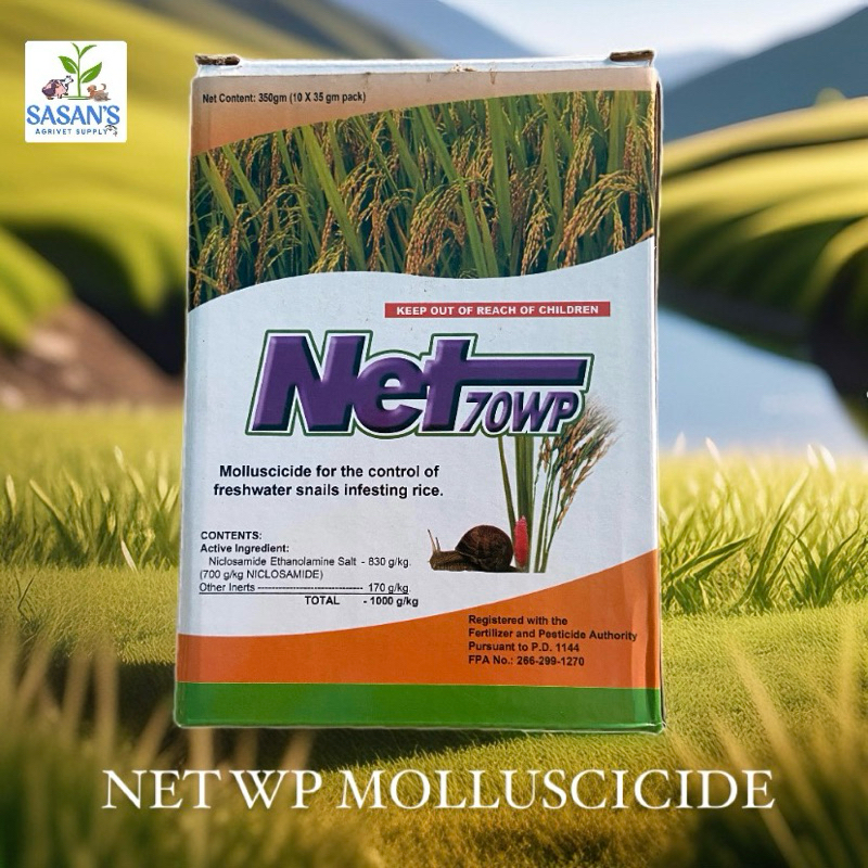NET 70WP MOLLUSCICIDE (10x35gm pack) | Shopee Philippines
