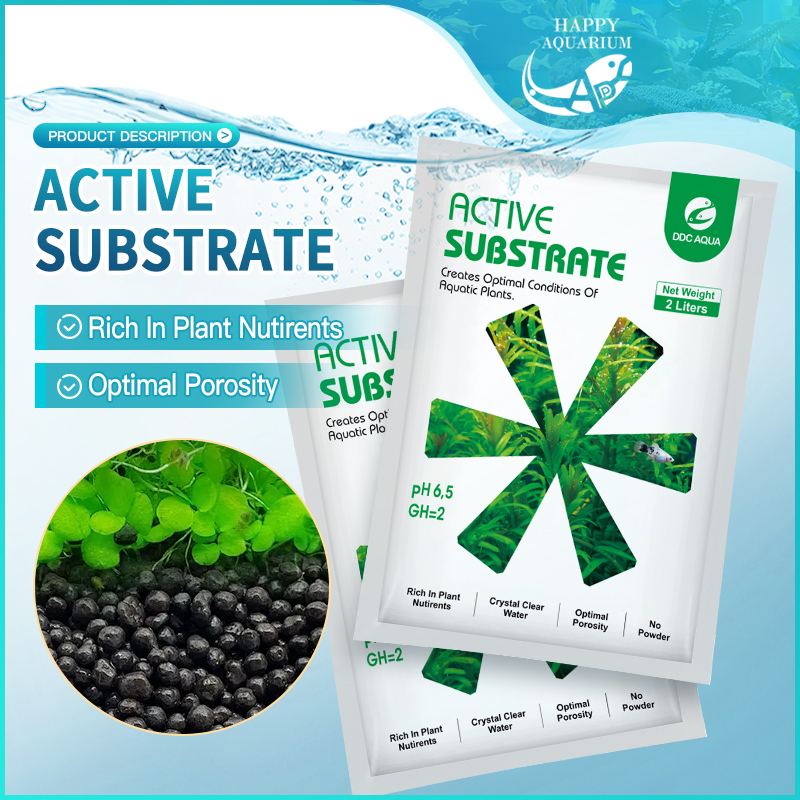 DDC Aqua Soil for Aquarium Plant Clay Purified Active Substrate Black ...