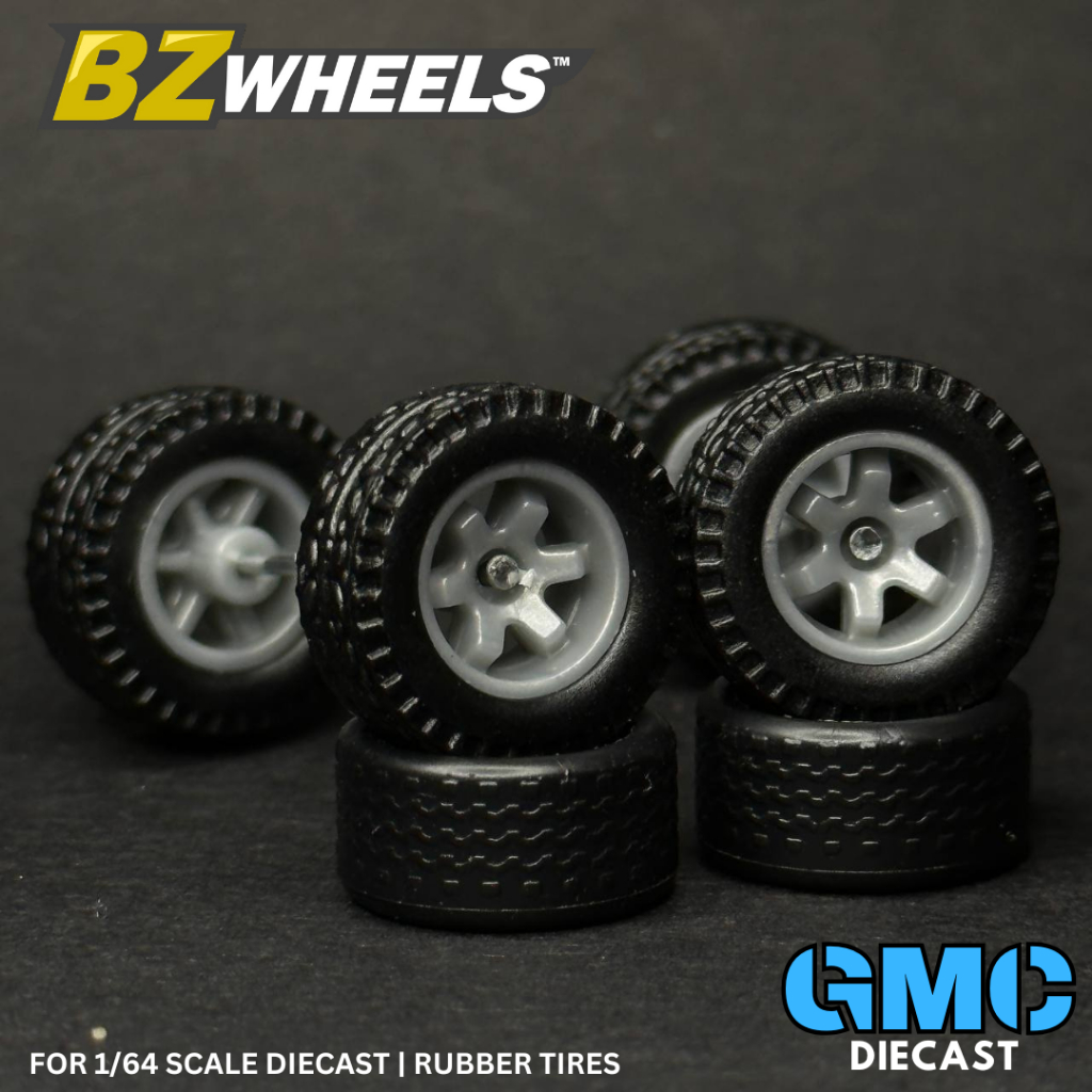BZ WHEELS. 4X4 RUBBER TIRES (1/64 SCALE DIECAST ONLY) | Shopee Philippines