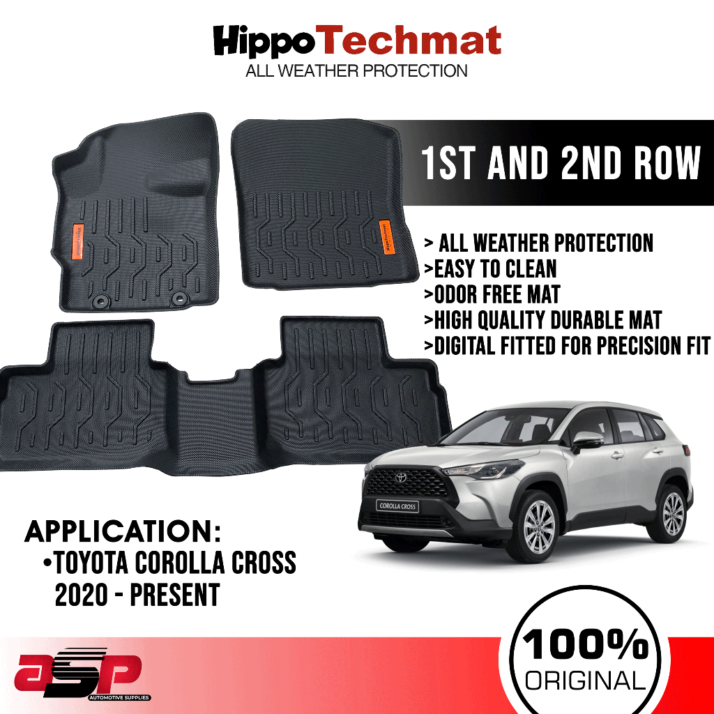 Hippo Techmat Deep Dish Matting for Toyota Corolla Cross 2020 - Present ...
