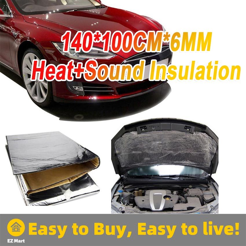 Car Heat Insulation Pad Bonnet Pad Engine Car Soundproof Deadener ...