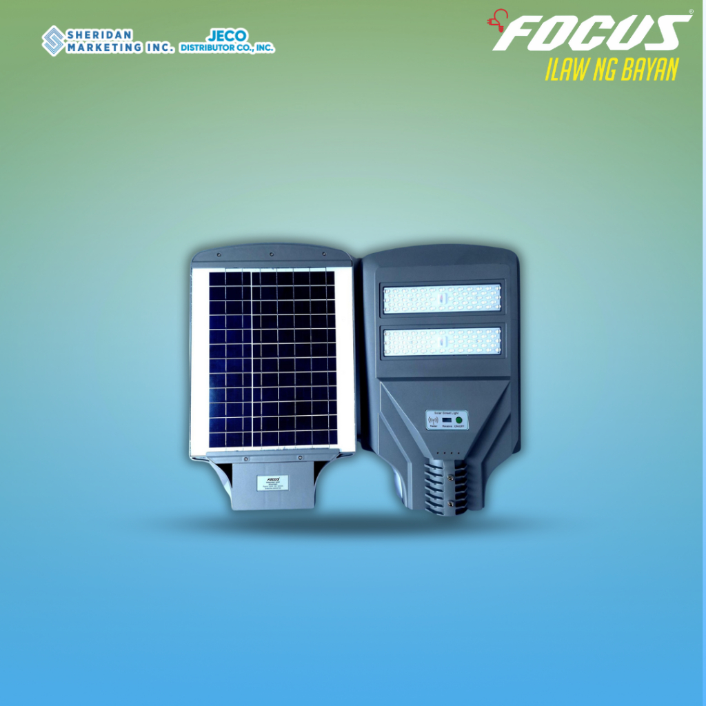 Focus Integrated Solar Streetlight Polycarbonate 100 Watts | Shopee ...