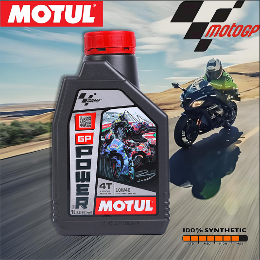 Motul GP Power Oil Fully Synthetic 1L SAE 10W-40 Mineral 4 Stroke ...