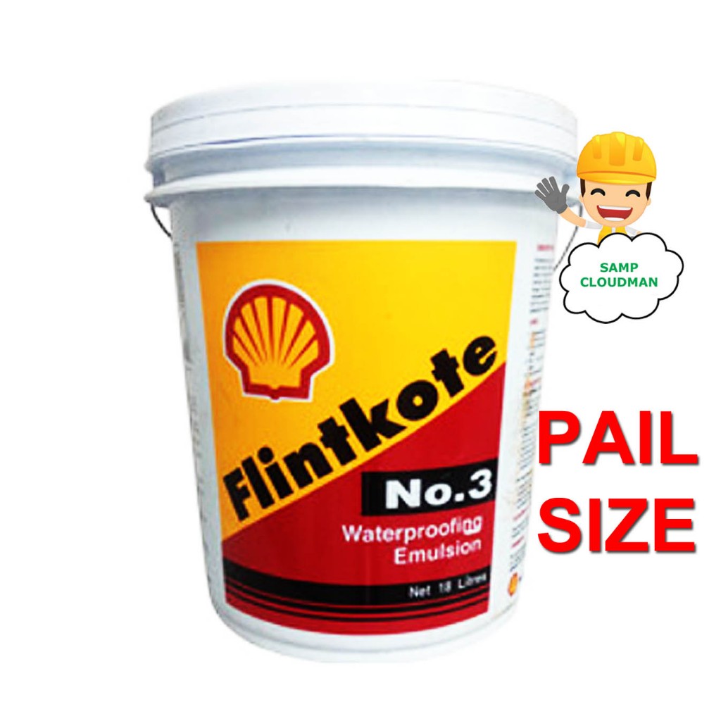 Shell Flintkote Type 3 or 5 Pail Waterproofing Emulsion Pail Size ...
