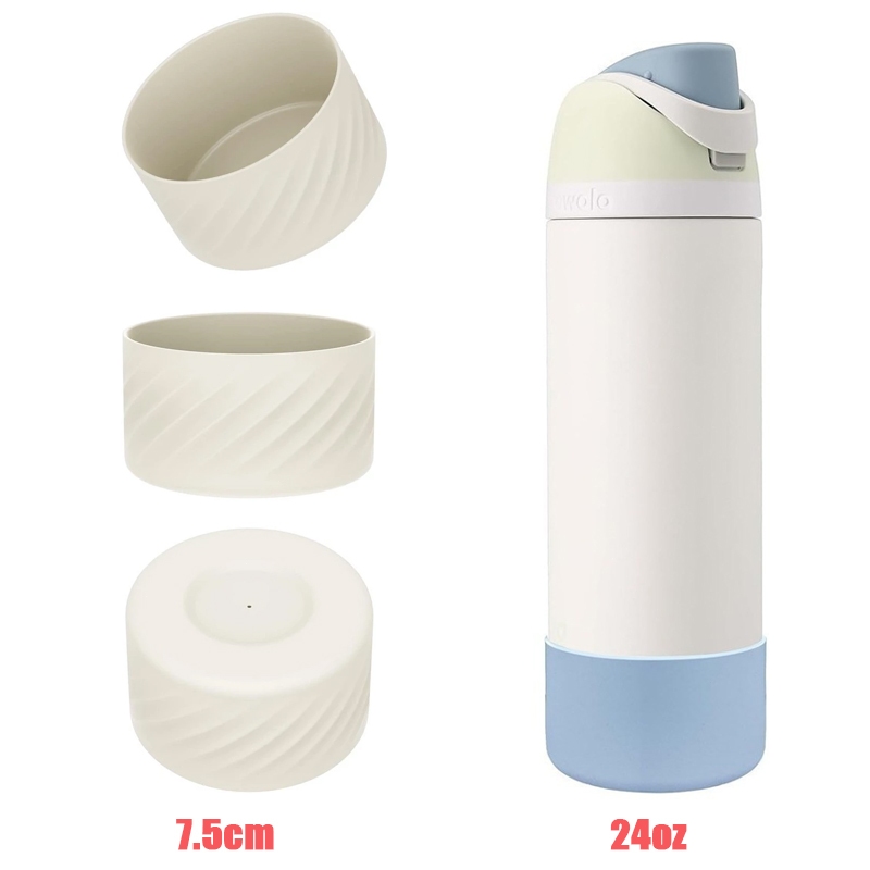 7.5cm Non-slip Soft Silicone Protective Boot Sleeves Bottom Cover For ...