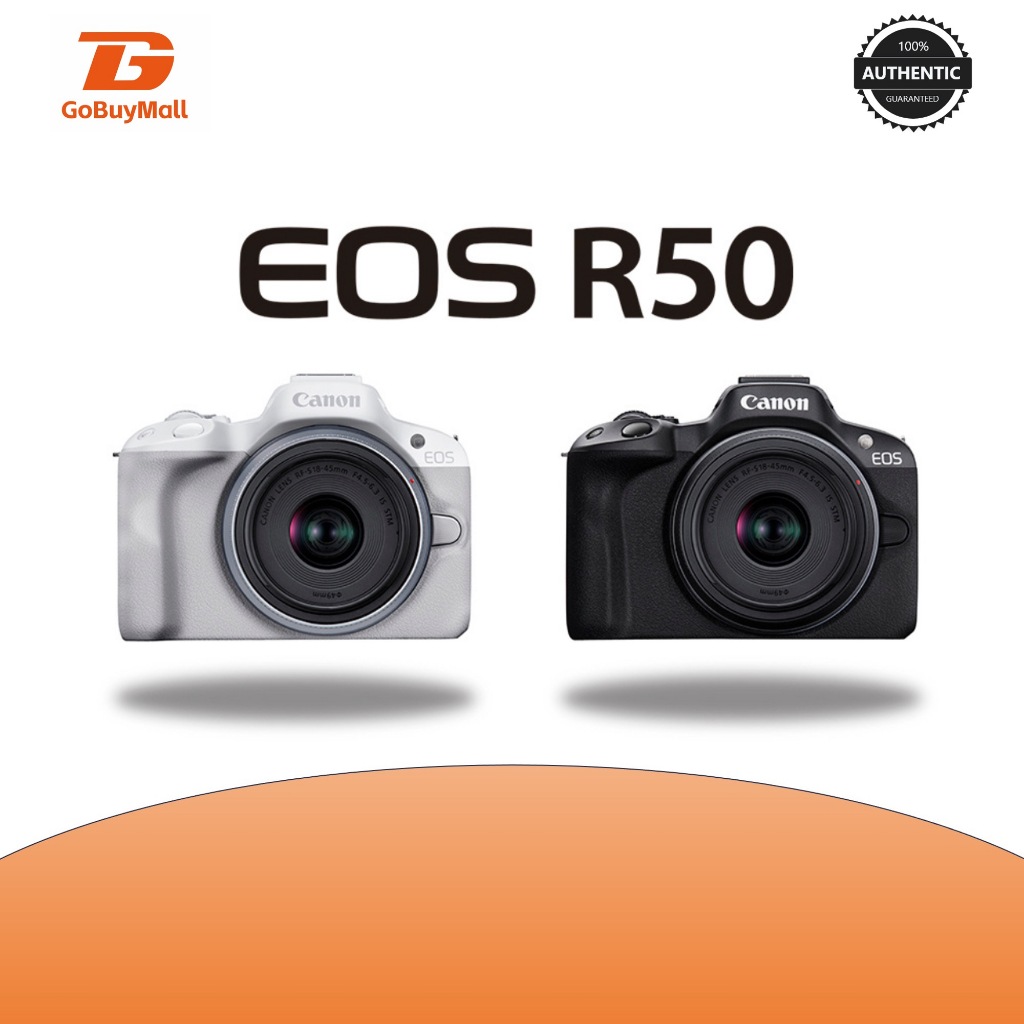 [NEW ARRIVAL] Canon EOS R50 Mirrorless Camera with 18-45mm Lens Kit ...