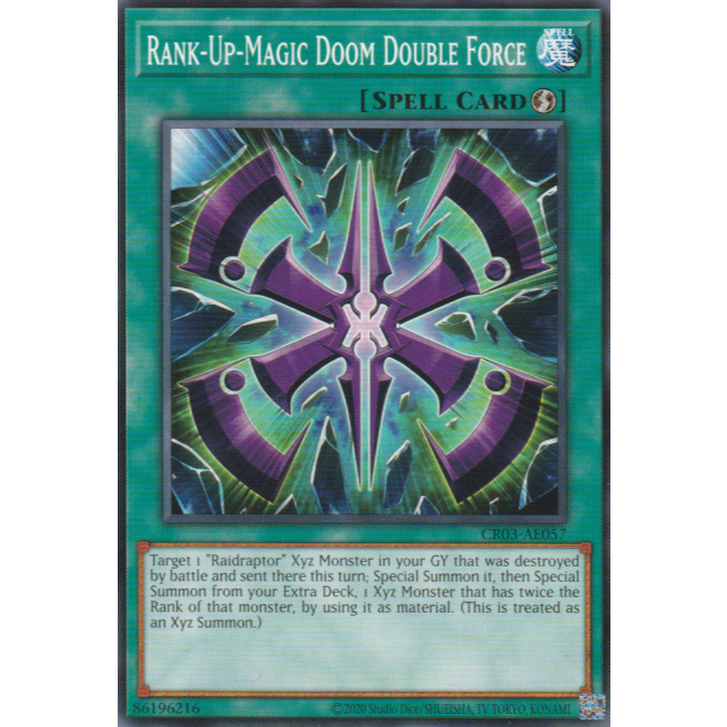 CR03-AE057 Rank-Up-Magic Doom Double Force (N) | Shopee Philippines