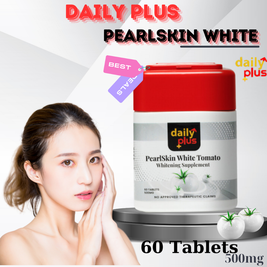 Daily Plus PearlSkin White Tomato WHITENING SUPPLEMENT Original ...