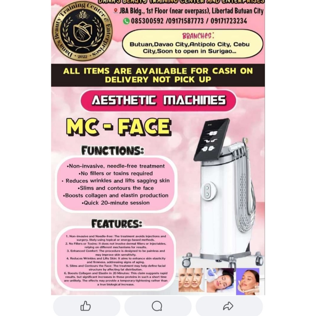 MC-FACE AESTHETIC MACHINE | Shopee Philippines