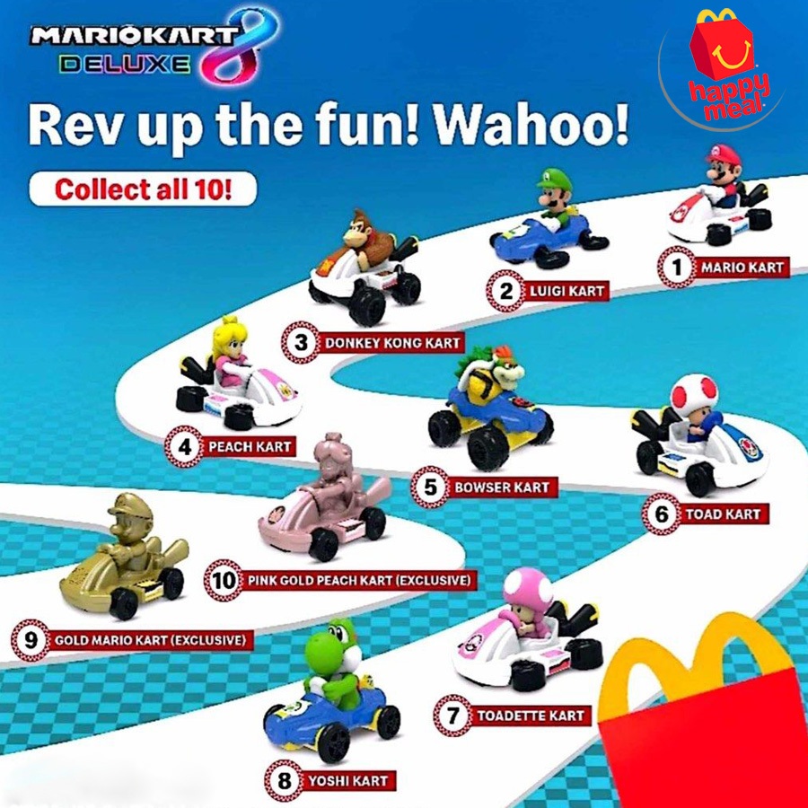 Mcdo Happy Meal Mario Kart 8 Deluxe (2024) Sold Individually | Shopee ...