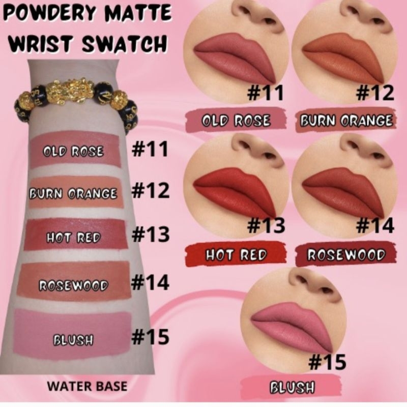 Powdery Matte lipstick 3ml | Shopee Philippines