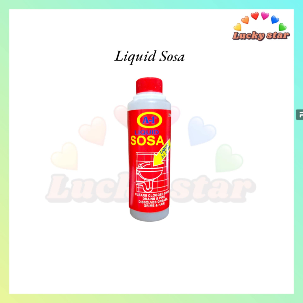 Liquid Sosa 250ml (Clears Clogged Sinks / Pang Alis Bara) | Shopee ...