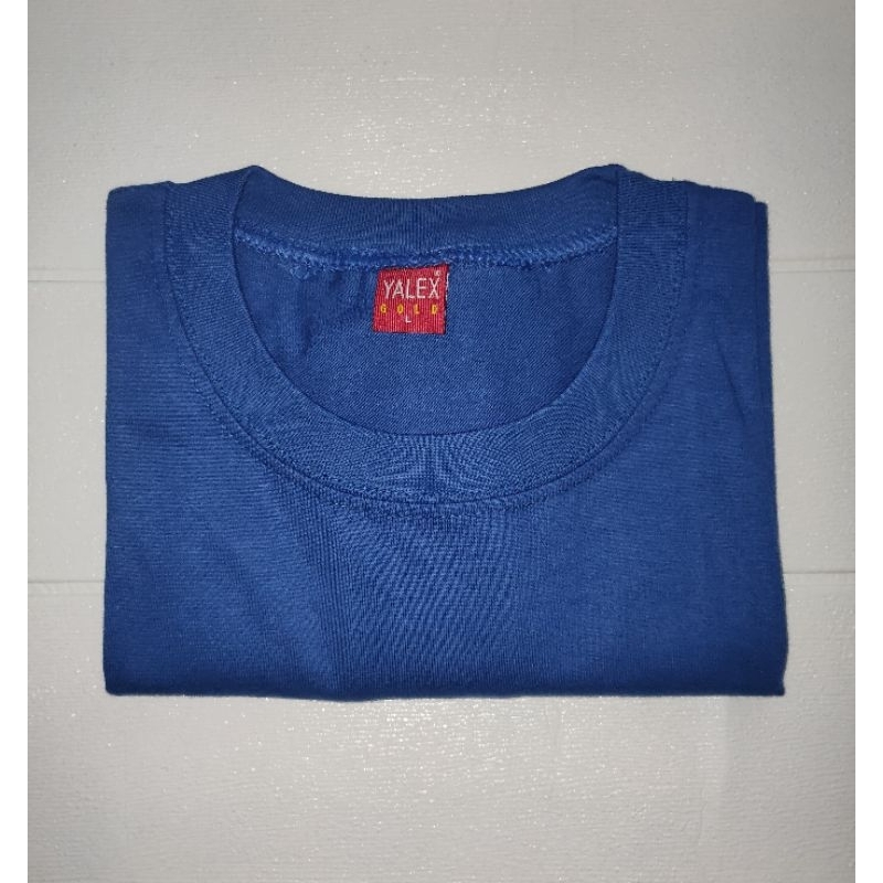 ROYAL BLUE Yalex Plain T-shirt | Shopee Philippines