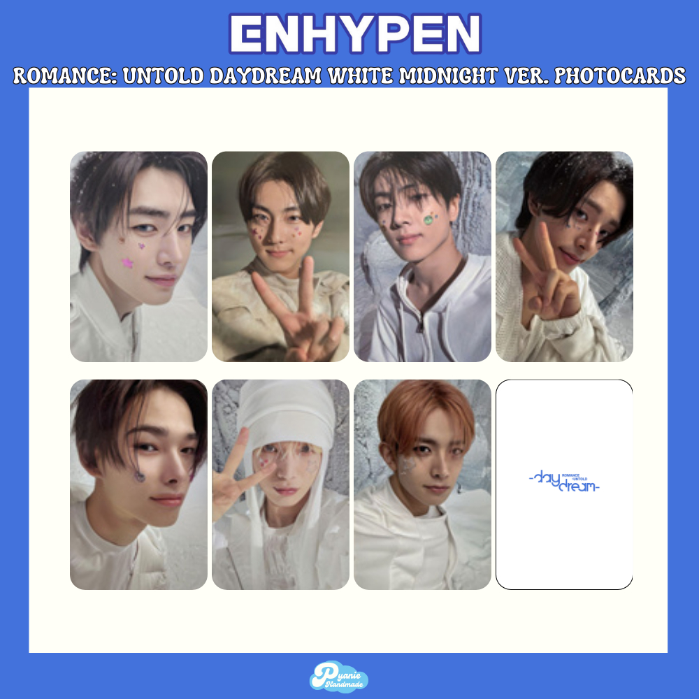 ENHYPEN ROMANCE: UNTOLD DAYDREAM WHITE MIDNIGHT VERSION | 7 pieces ...