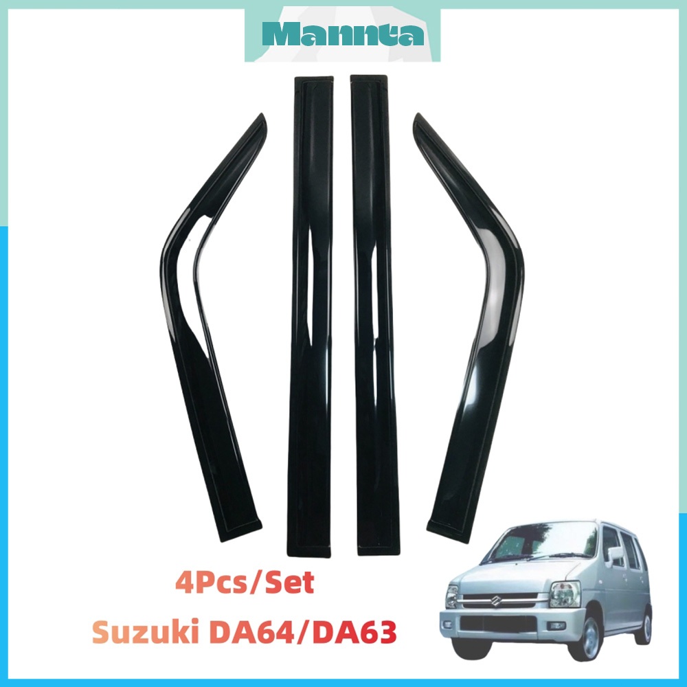 4Pcs/Set Suzuki Rain Visor For DA63 DA64V DA64W DA17 Transformer Wind Guard Auto Accessories ...