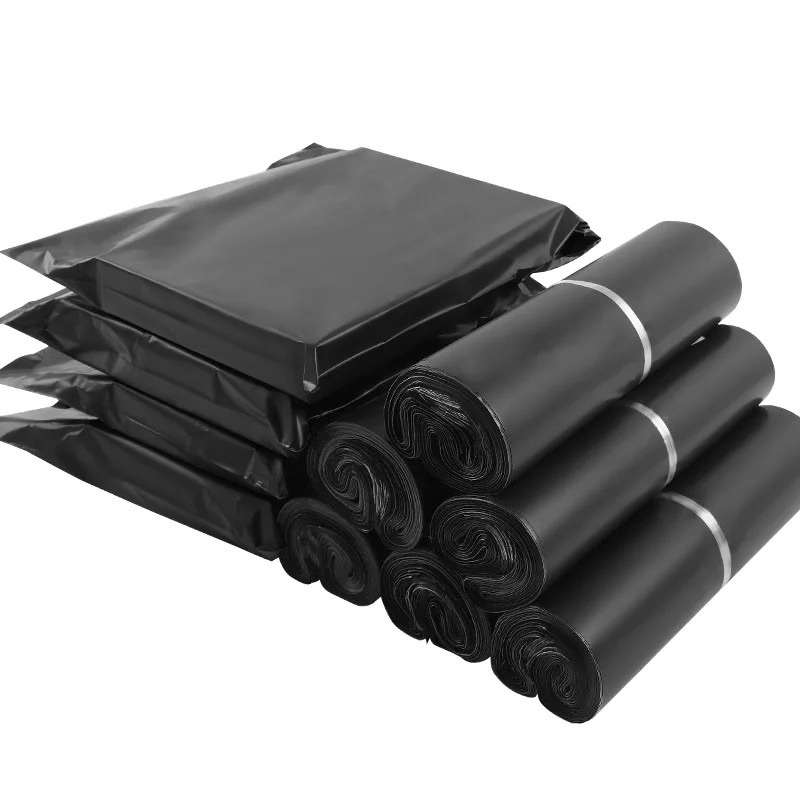100pcs Black Courier Pouch Polymailer Waterproof Parcel Pouch Self ...