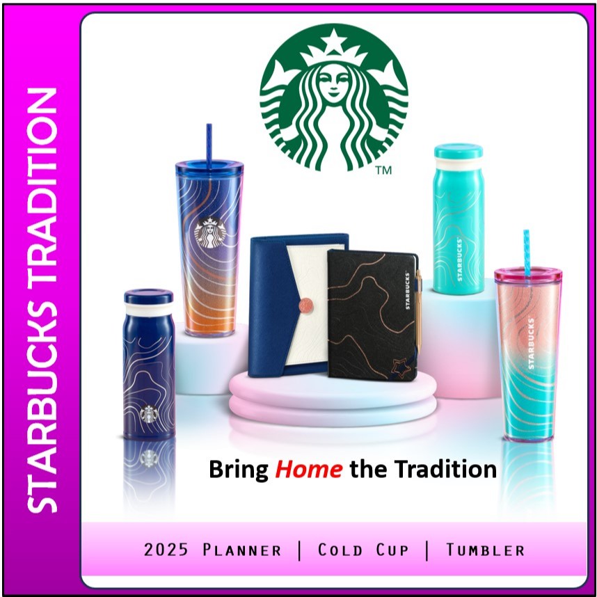 STARBUCKS Collectibles 2025 Tradition Starbucks Planner Notebook Diary ...