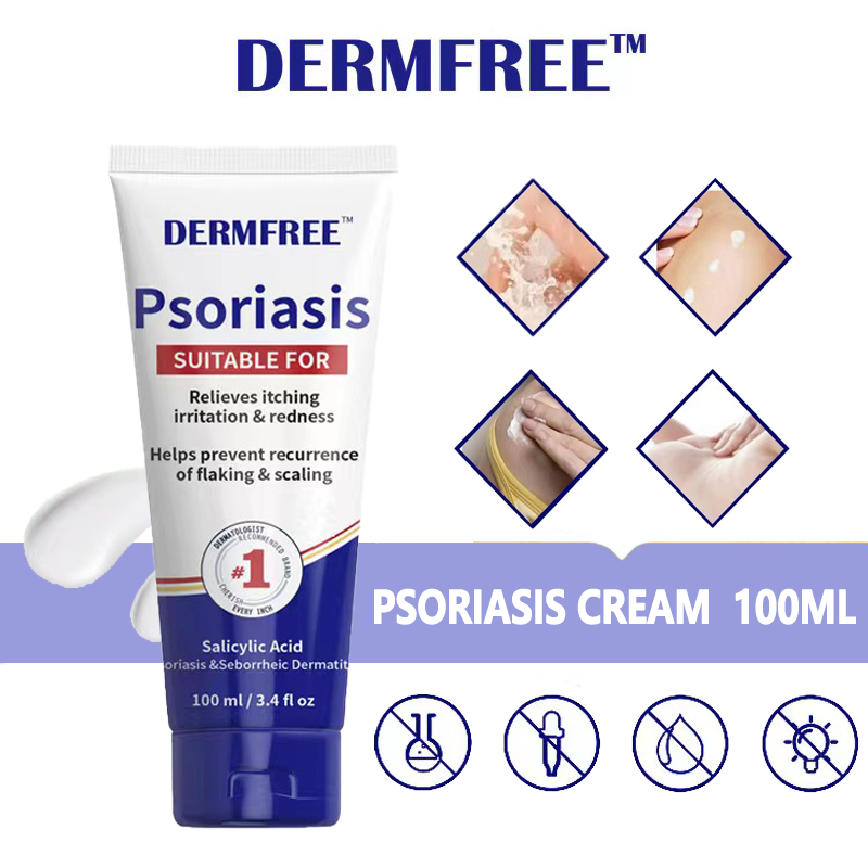 DERMFREE Psoriasis Cream Dermatitis Eczema Relieves itching irritation ...