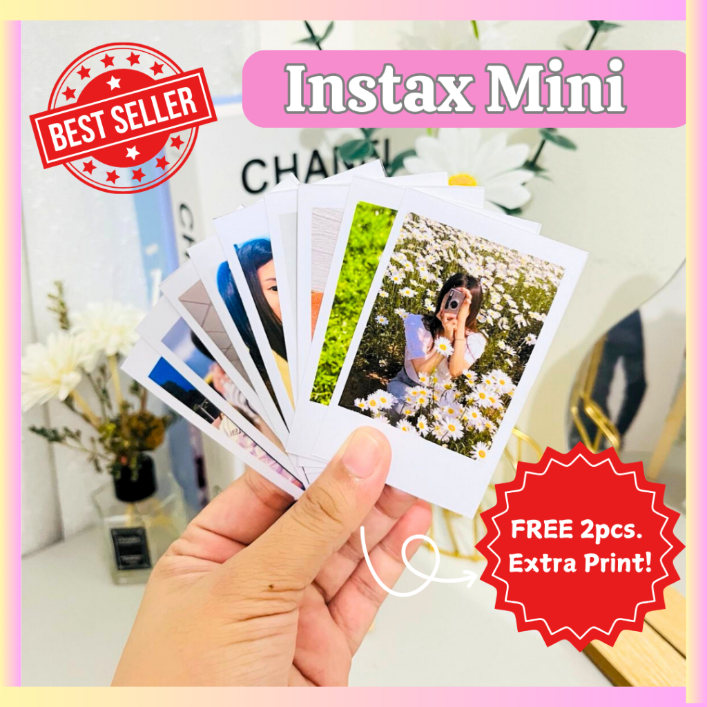 Instax Inspired Photo Print l Mini Size I Waterproof I Non-fading I ...