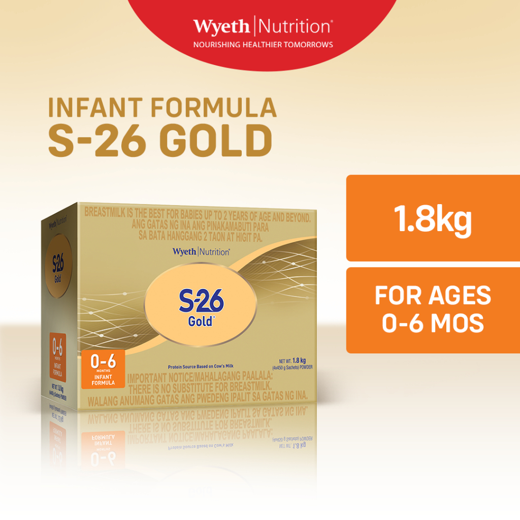 S-26 Gold One Infant Formula for 0 to 6 Months 1.8kg | Shopee Philippines
