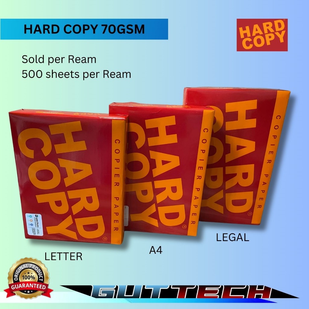 Hard Copy Copier Paper 70gsm | Shopee Philippines