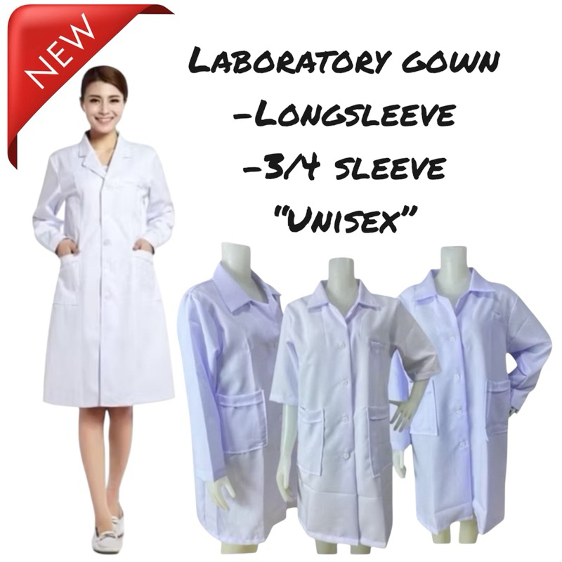 LABORATORY GOWN (UNISEX) | Shopee Philippines
