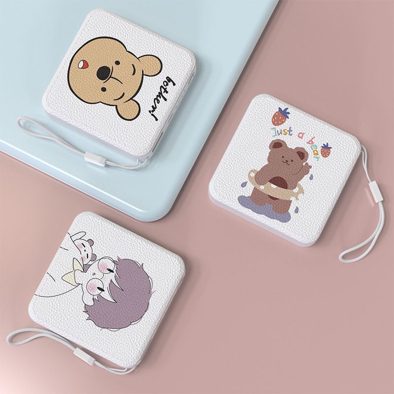 10000 Mah Portable Mini Cartoon Cute Power Bank | Shopee Philippines