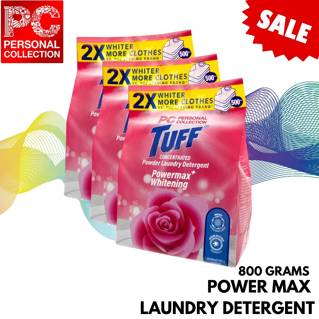 PERSONAL COLLECTION Tuff Powder Laundry Detergent Power Max 800 Grams ...