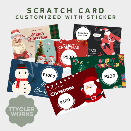 CHRISTMAS SCRATCH CARD | Shopee Philippines