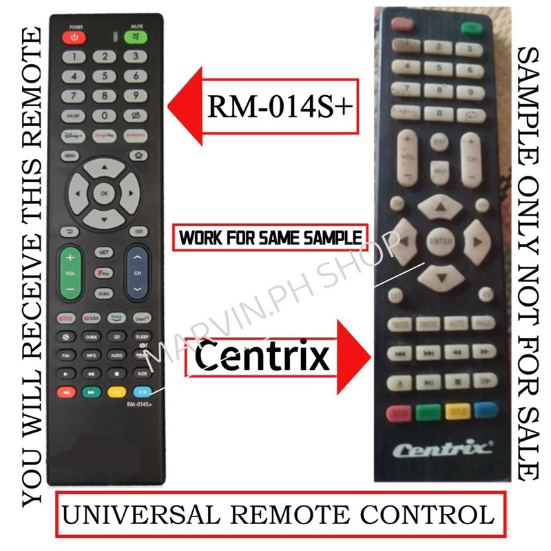 Ready to use 100% Work Universal remote control for CENTRIX led smart ...