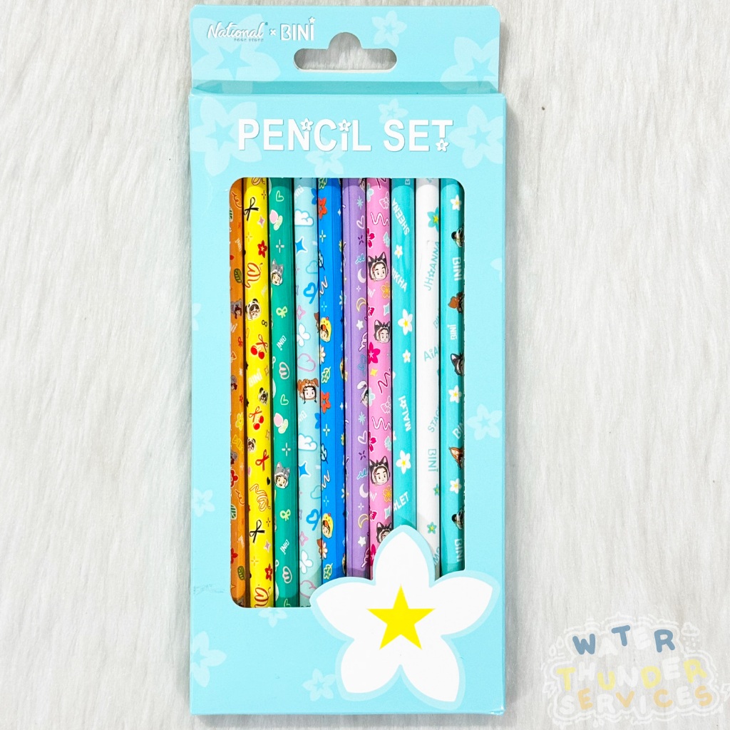 BINI x National Bookstore NBS Limited Edition Collection Pencils ...