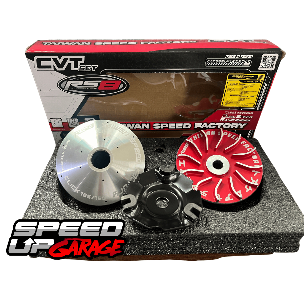 RS8 PULLEY SET V4.2 FOR CLICK 125/150 (RED) | Shopee Philippines