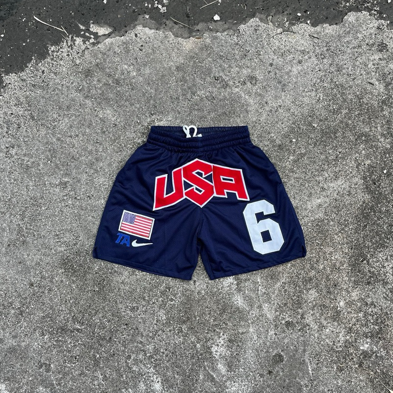 USA 12’- MESH SHORT ( LBJ EDITION ) | Shopee Philippines