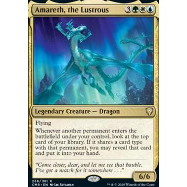 MTG - Amareth, the Lustrous (CMR) | Shopee Philippines