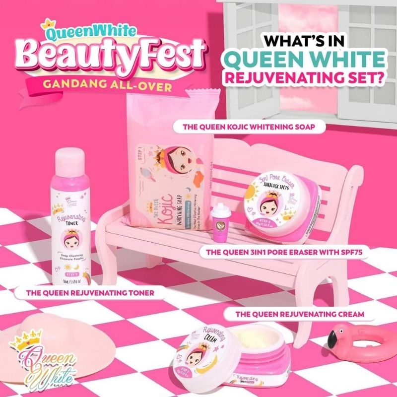 Queen White Rejuvenating Set Version 2.0 for Acne Prone Skin, FDA ...
