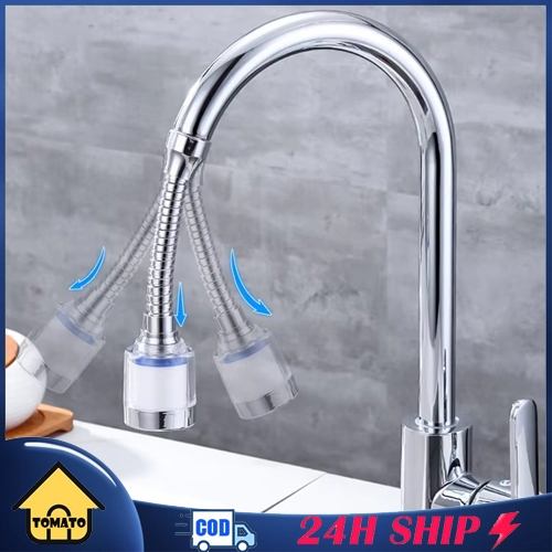 Faucet Filter Water Tap Extension Filter Anti Splash Rotatable Faucet ...