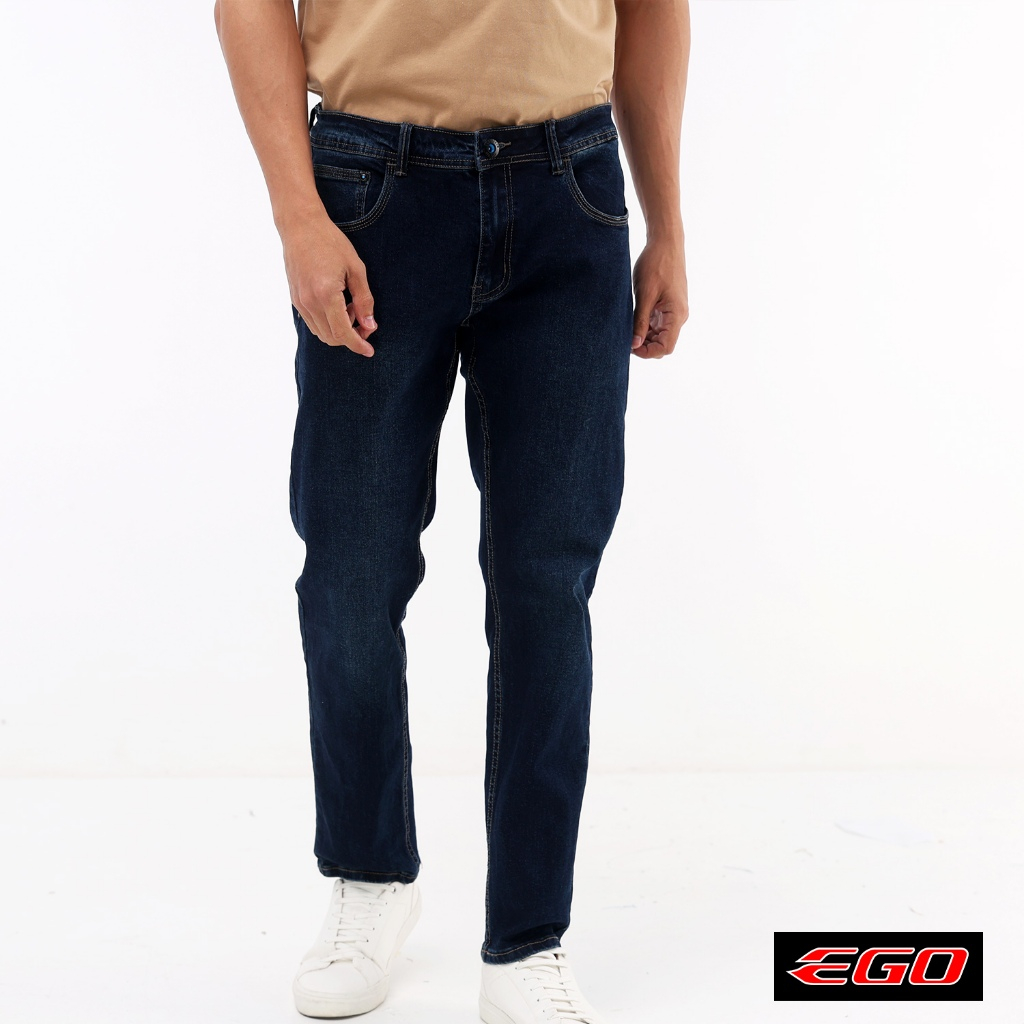 Ego Denim Long Pants Slim Tapered Fit Stretch ESB10-0268 | Shopee ...