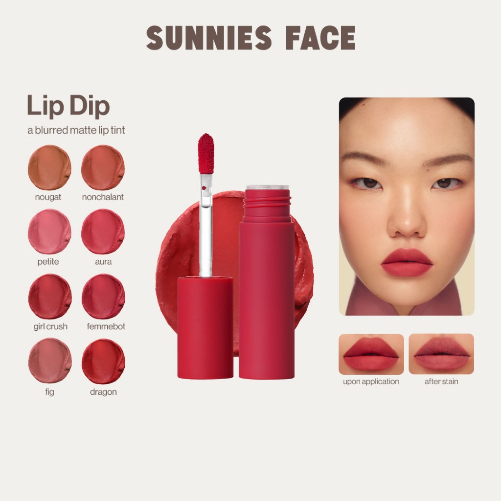 Sunnies Face Lip Dip [Blurred Matte Lip Tint] | Shopee Philippines